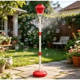 Automatic Bubble Machine, Handheld & Standing 2 in1 Rechargeable Bubble ...