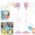 Automatic Bubble Machine with Remote Control, Rechargeable Standing ...
