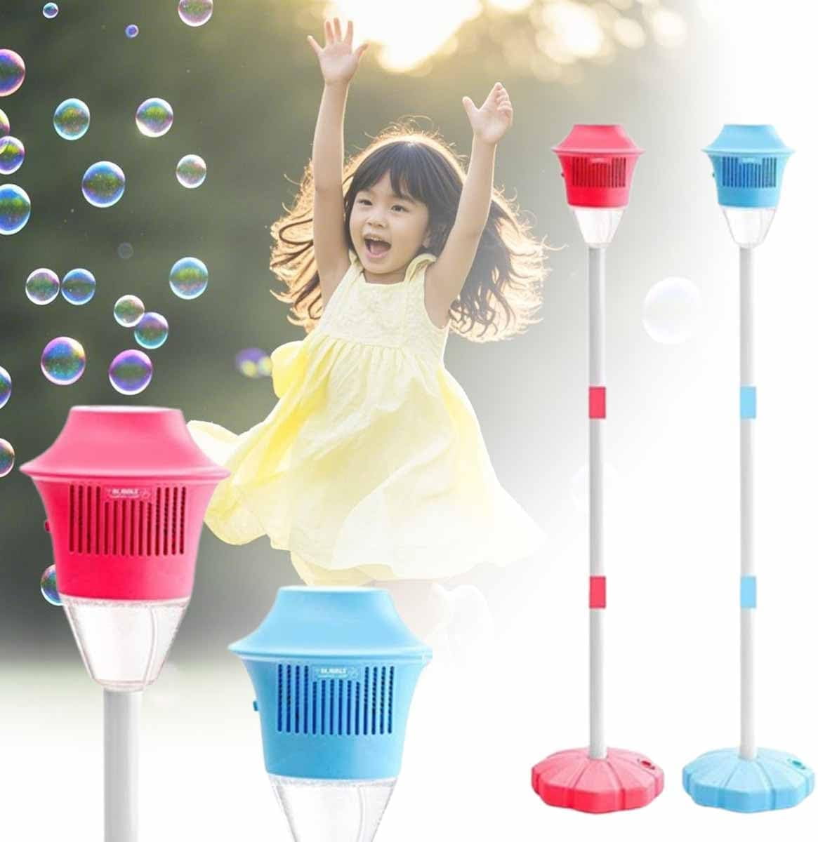 Automatic Bubble Torch Garden Lamp, 2025 New 47 Inch Adjustable Height ...