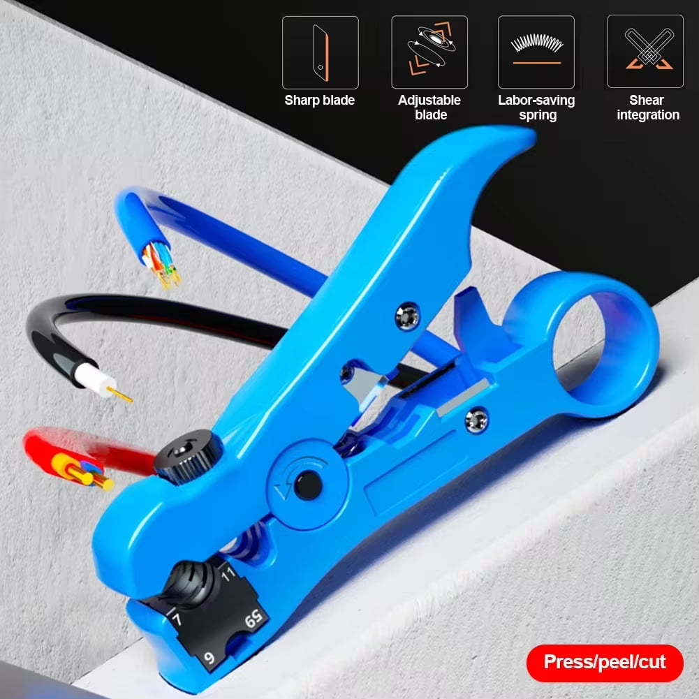 Automatic Cable Wire Stripper Electric Stripping Tools For UTP STP RG59 ...