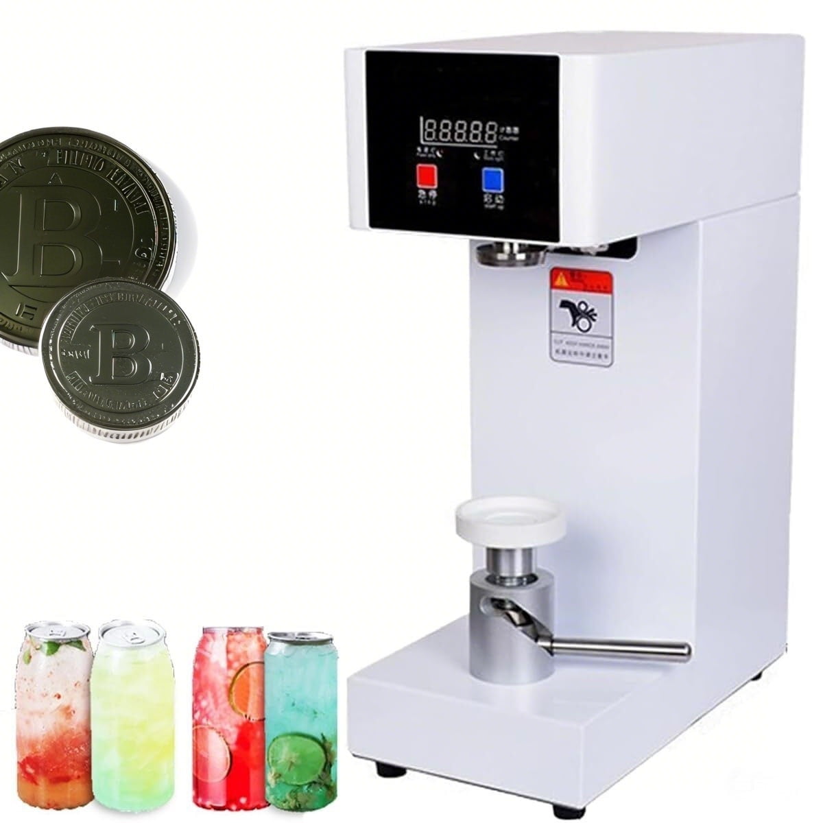 Automatic Can Sealer Electric Sealing Machine with LCD Display ...