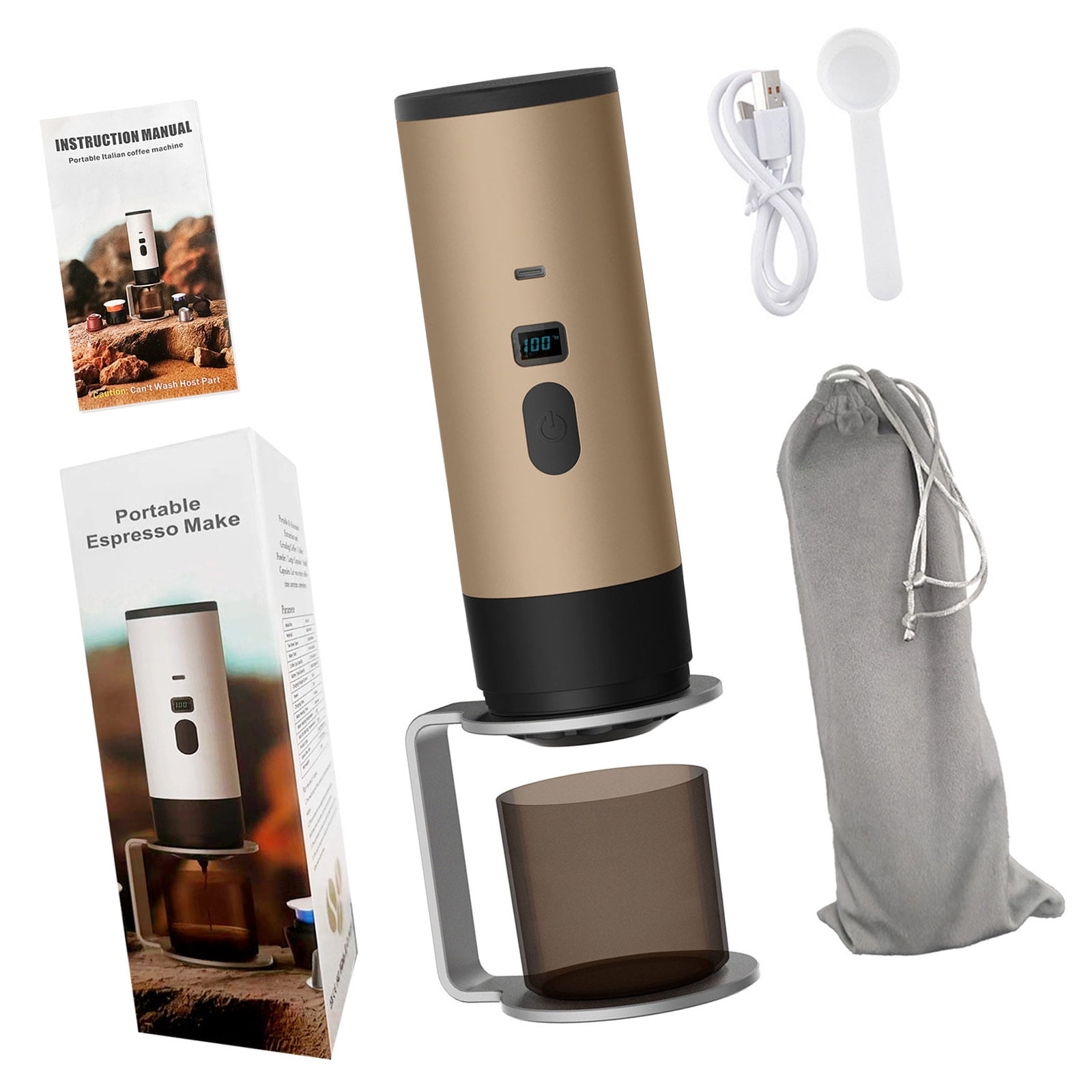 Automatic Capsuled Coffee Maker With Heating Function Portable Compacts ...