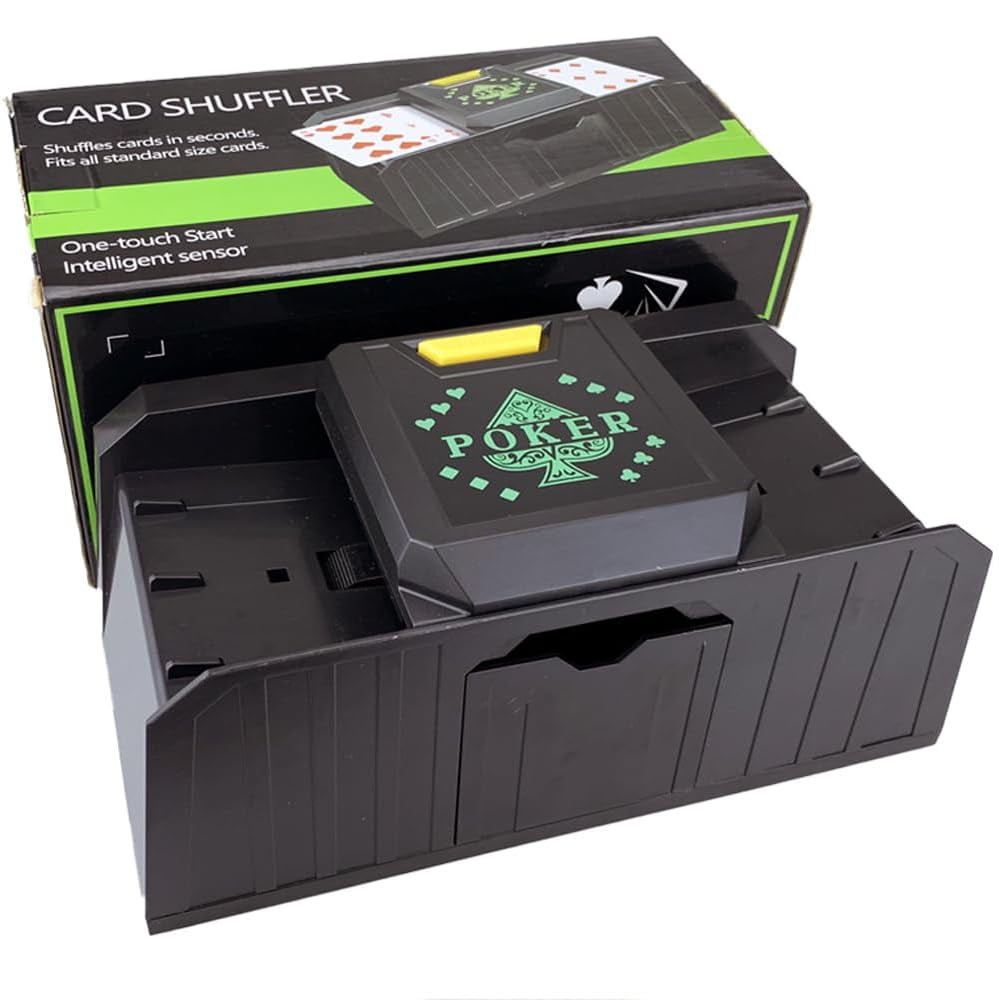 Automatic Card Shuffler USB & Battery Operated for Poker, UNO, Home ...