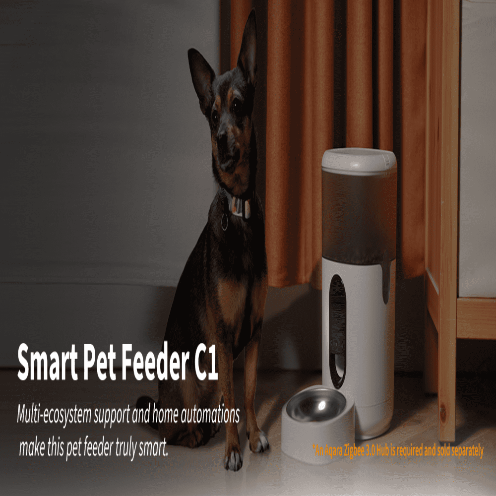 Automatic Cat Feeder for 2 Cats, 2.4G WiFi Smart Pet Feeder with APP ...