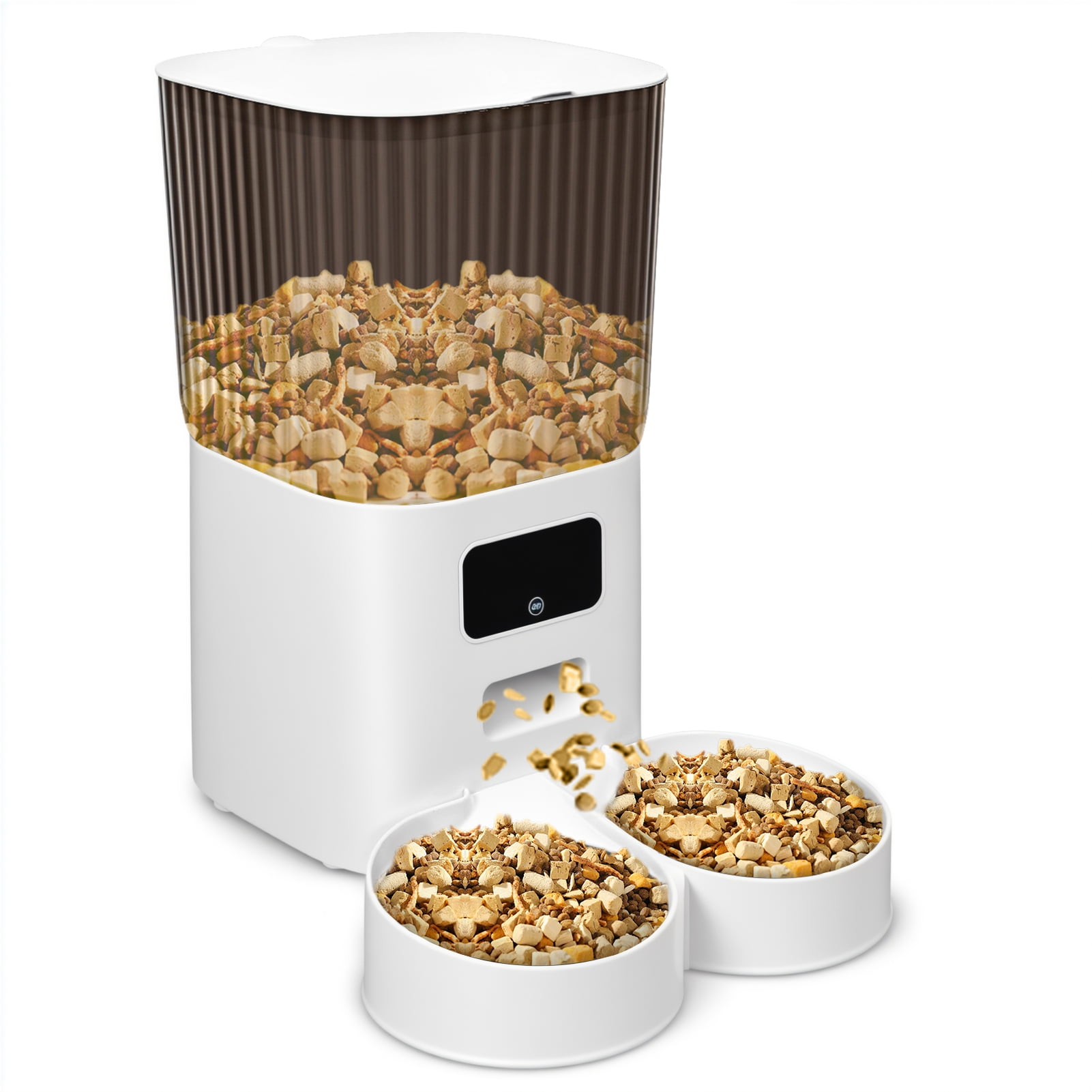 Automatic Cat Feeder for 2 Cats with 5L Capacity, Cat Food Dispenser ...