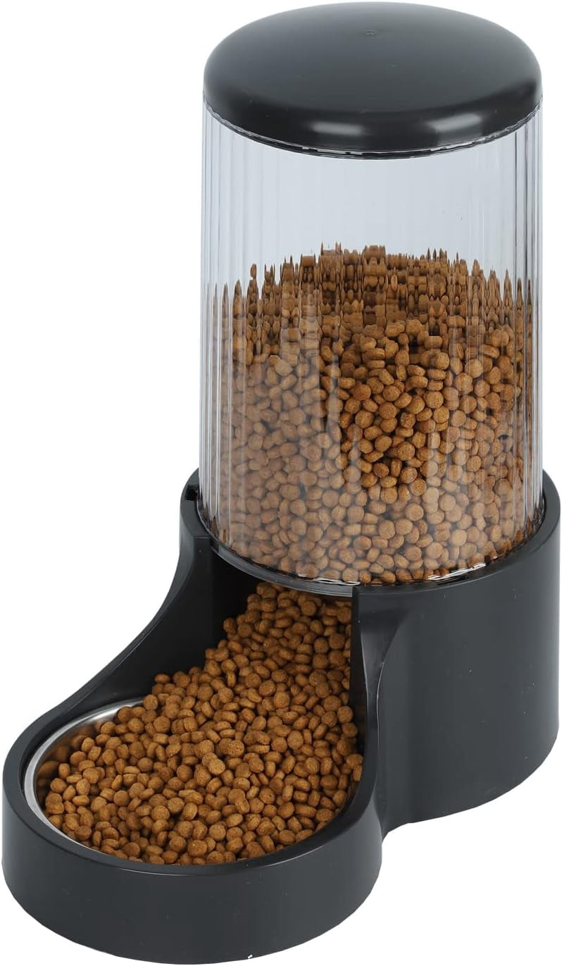 Automatic Cat Feeder, 3.8L Large Automatic Feeders with Detachable Top ...