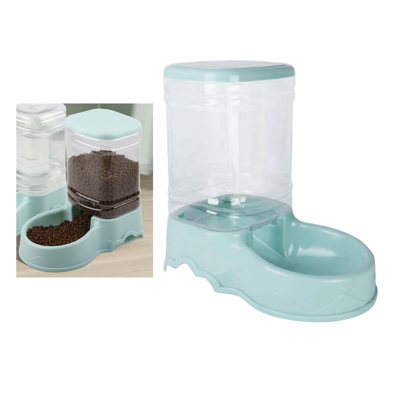 Automatic Cat Feeder and Water Dispenser, Pet Food and Drinking Dish ...