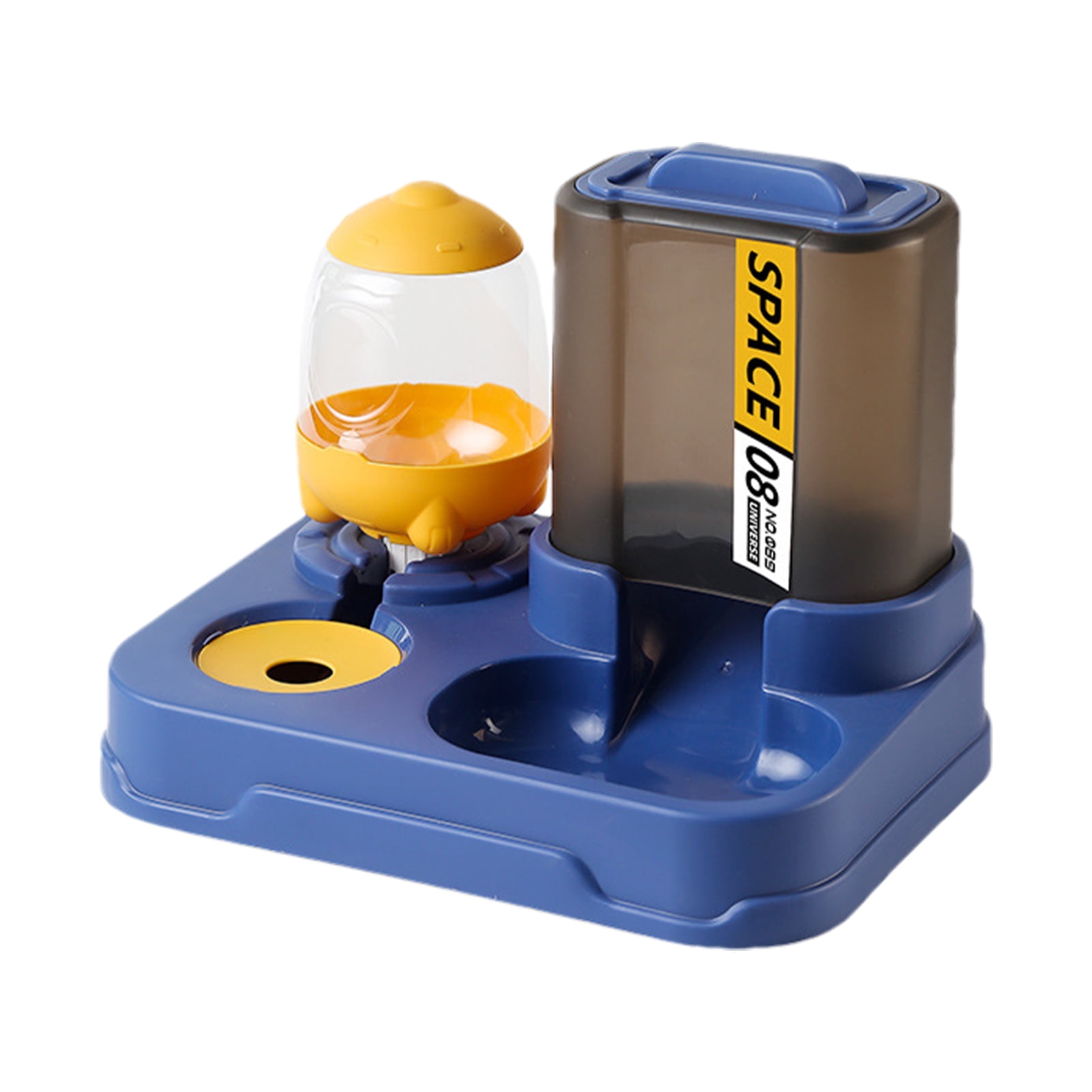 Automatic Cat Feeder | Large Capacity Water Food Dispenser for Pet Cats ...