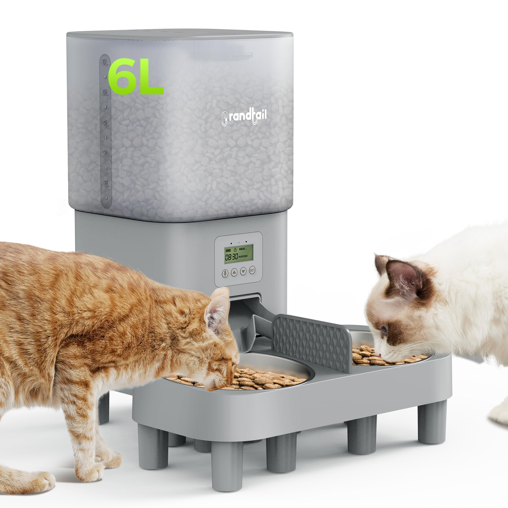 Automatic Cat Feeder for TGF4 Pets, Programmable Meal Dispenser, for ...
