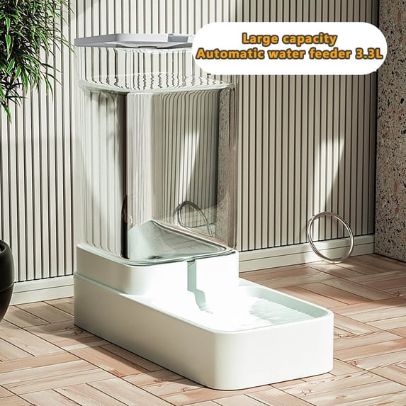 Automatic Cat Feeder Timed Pet Feeding Station 3.8L Auto Dog Water Bowl ...