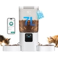 Automatic Cat Feeder for 2 Cats with Slow Feed, 5G WiFi, App Control ...