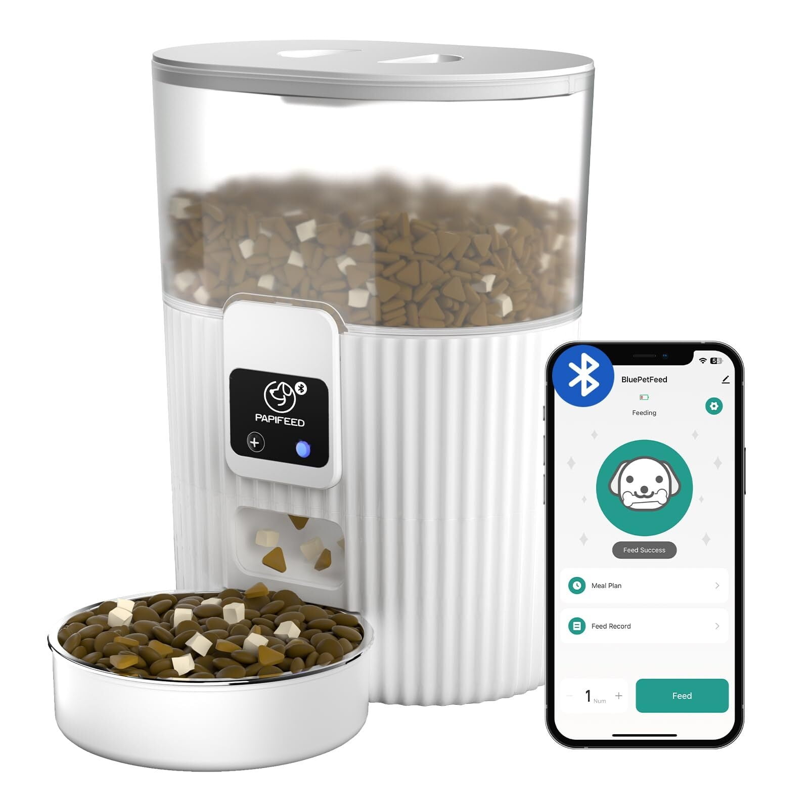 Automatic Cat Feeders: Timed Cat Feeders for Dry Food, Programmable ...