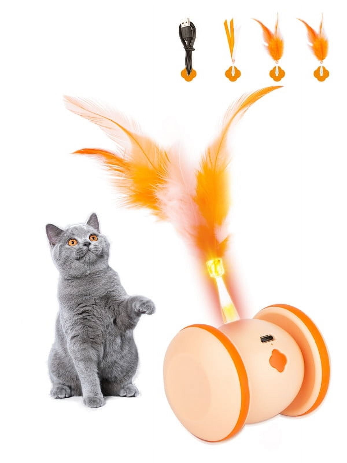 Automatic Cat Toy, Interactive Cat Toy Cat Exercise Rolling Toy Cat ...