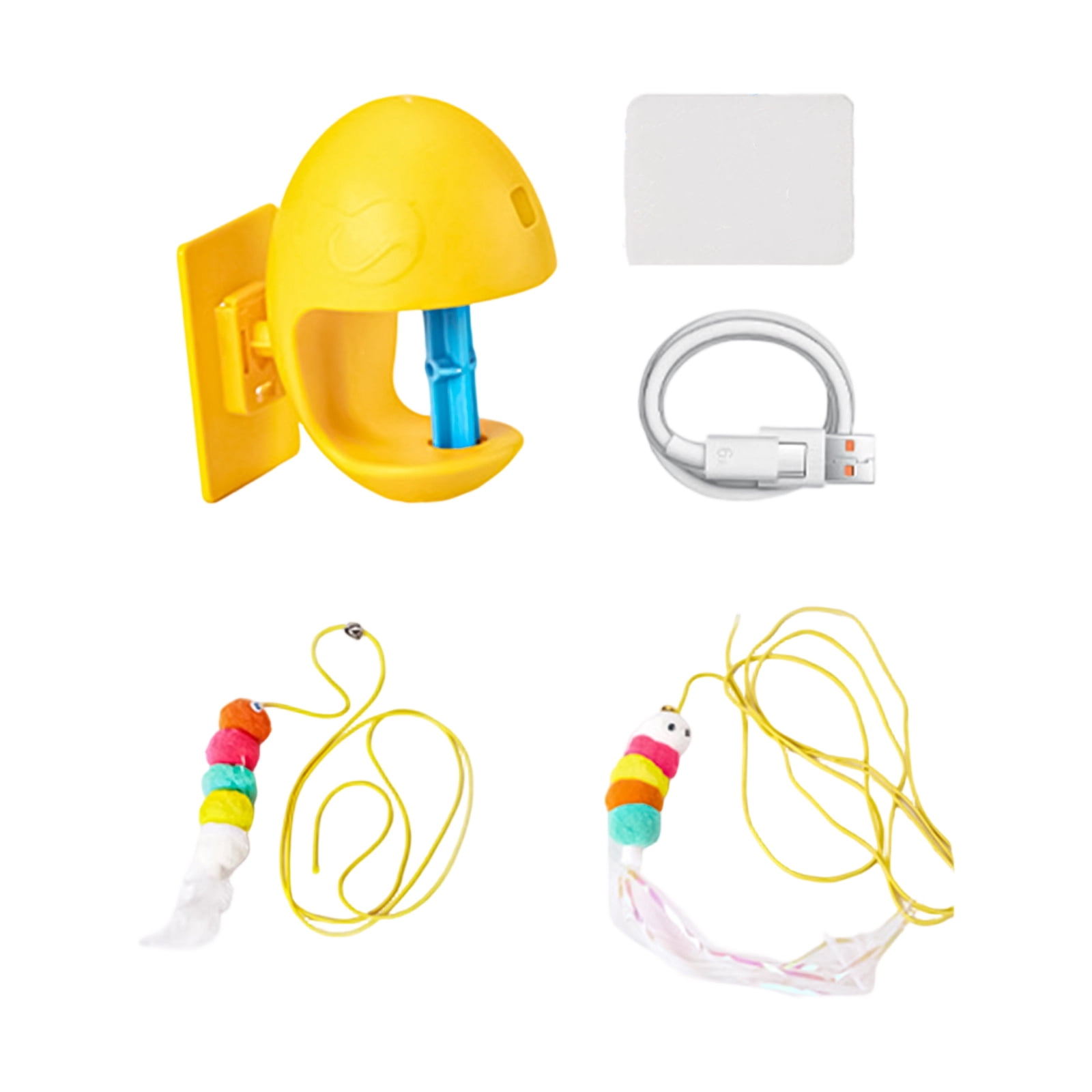Automatic Cat Toy for Indoor Cats, Electric Retractable Teaser Wand ...
