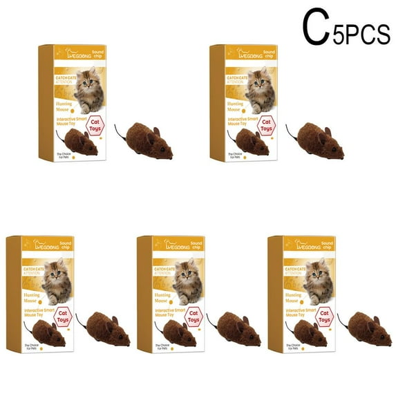 Automatic Cat Toys Interactive Cat Toys Mice for Indoor Cats/Kittens ...