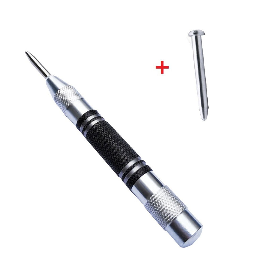 Automatic Center Pin Spring Loaded Mark Center Punch Tool With 1pc ...