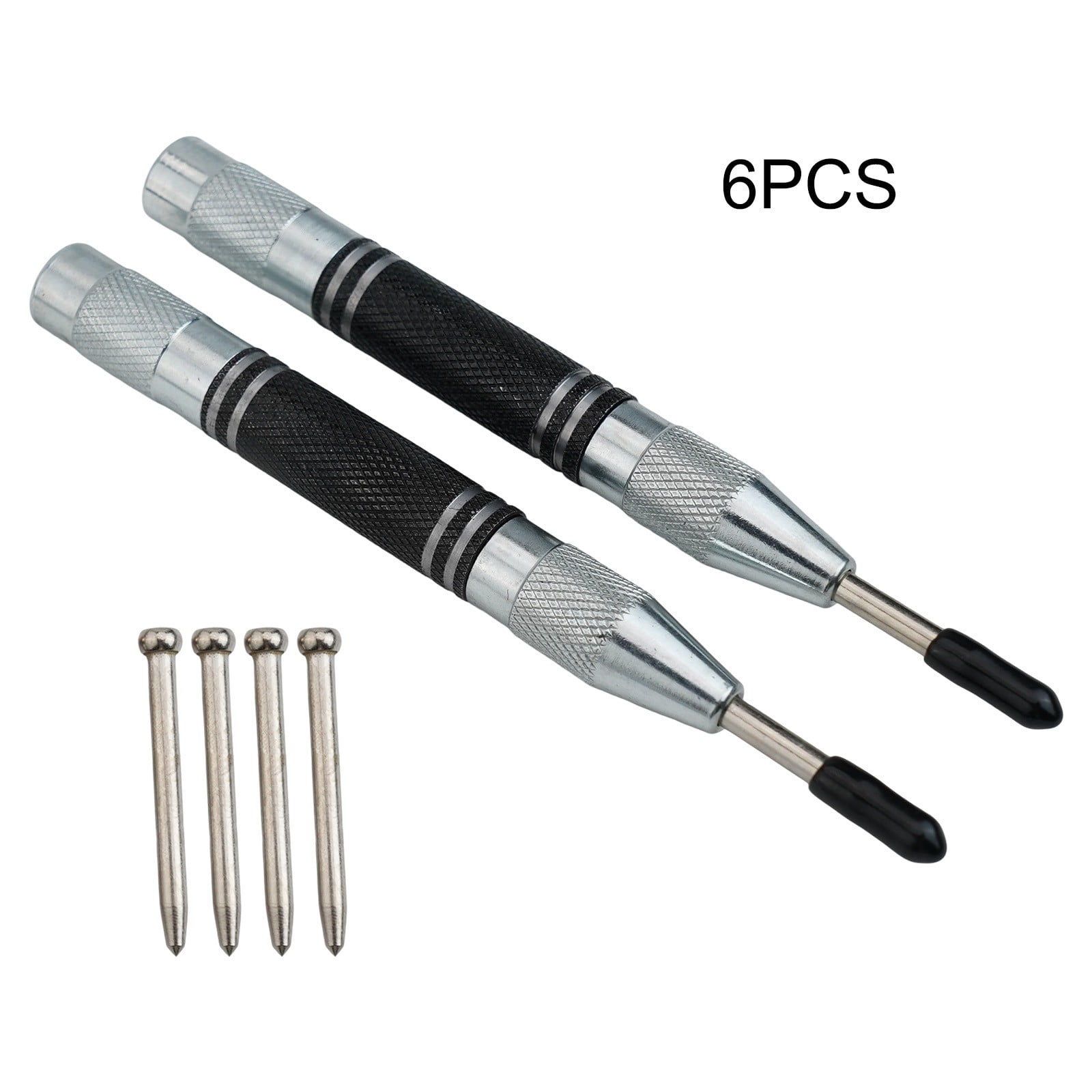 Automatic Centre Punch Set of 2 with Adjustable Spring Tension for Precision Marking on Metal ...