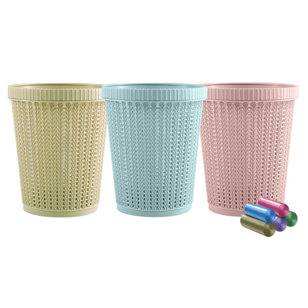 Automatic Change Bag Trash Can Automatic;Trash Can Rattan Styled ...