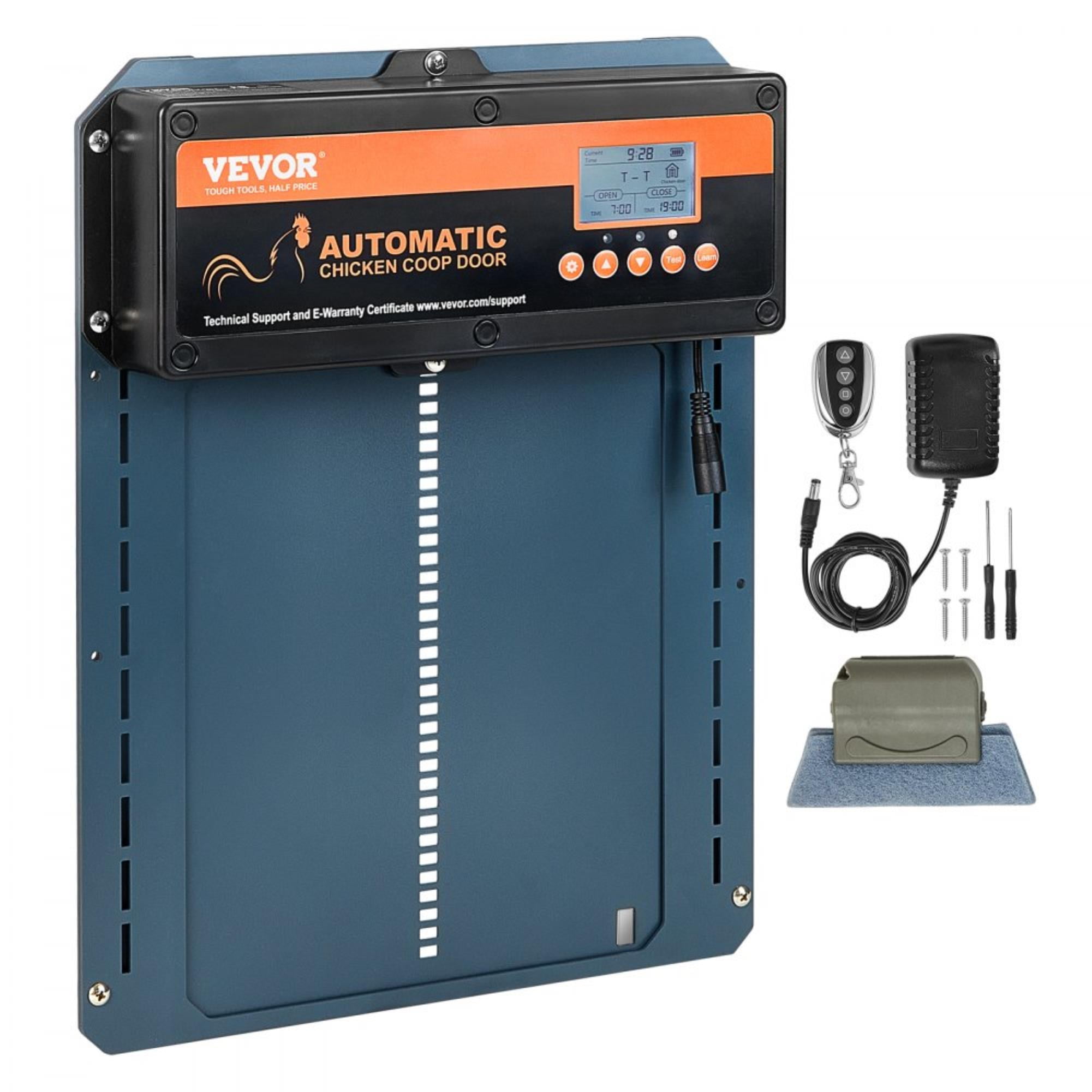 Automatic Chicken Coop Door Opener with Timer & Light Sensor - Aluminum ...