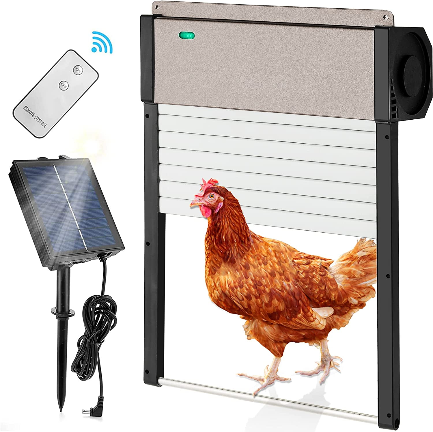 Automatic Chicken Coop Door Opener with Timer,Aluminum Door for Chicken ...