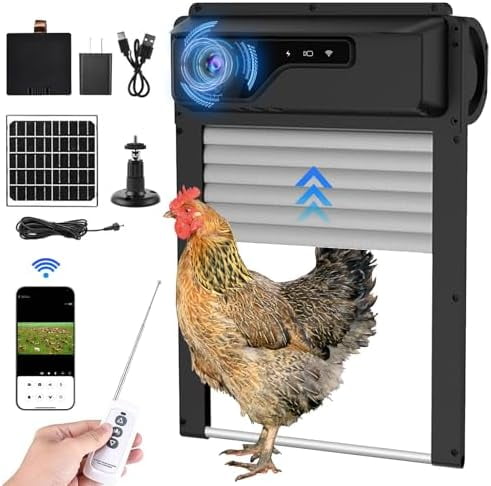 Automatic Chicken Coop Door with WiFi and HD Camera, Remote APP ...