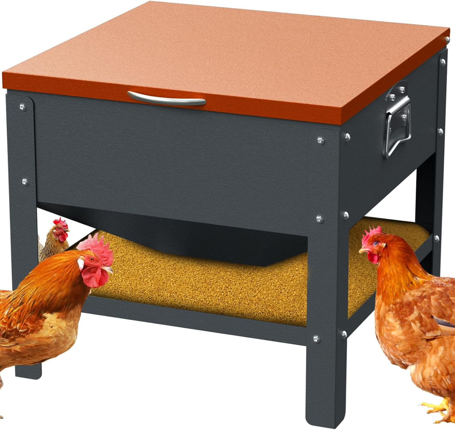 Automatic Chicken and Duck Feeder, 80 LBS Capacity Chicken Feeder ...