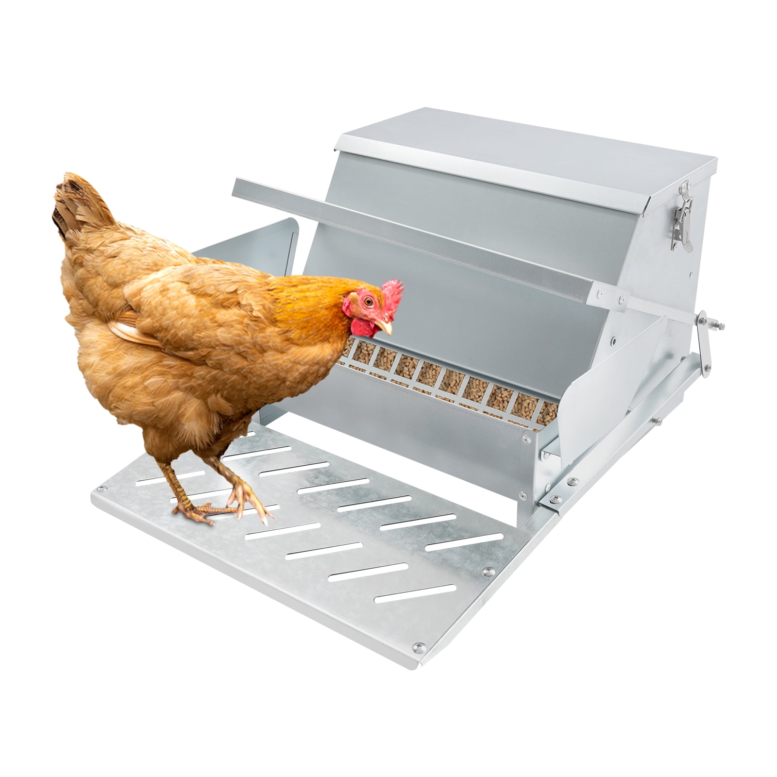 Automatic Chicken Feeder, Large Capacity Poultry Trough, Chicken Feeder ...