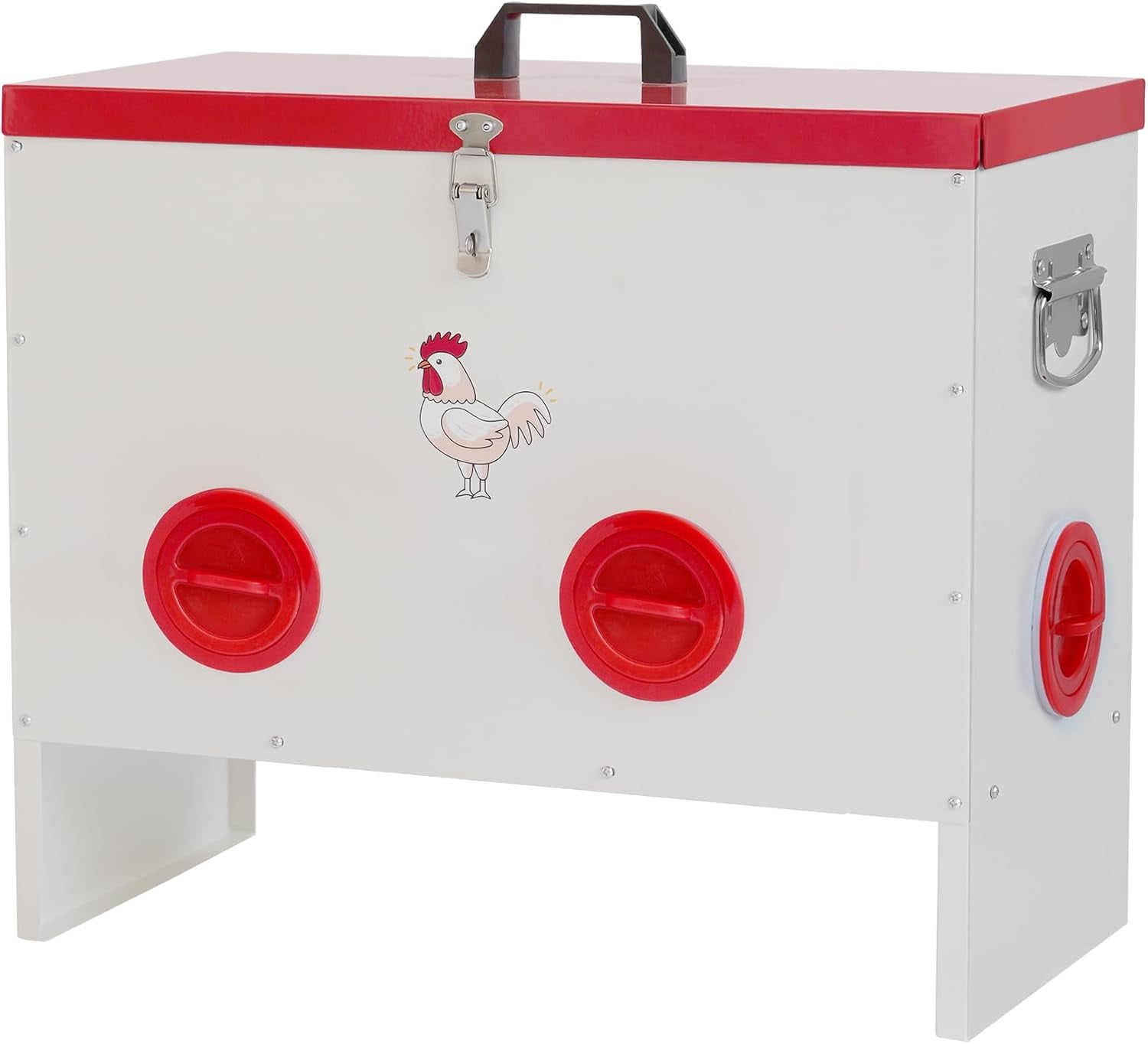 Automatic Chicken Feeder No Waste, 30/50/95 Pounds Poultry Feeder Box ...