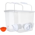 Automatic Chicken Feeder and Waterer Set – Chicken Feed Bucket with 3 ...