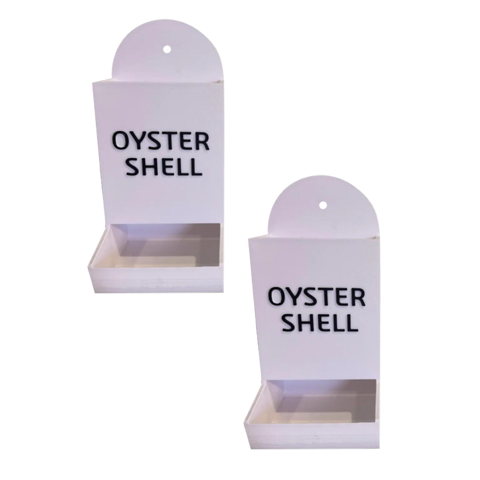 Automatic Chicken Oyster Shell & Grit Feeder – Heavy Duty Metal Poultry ...