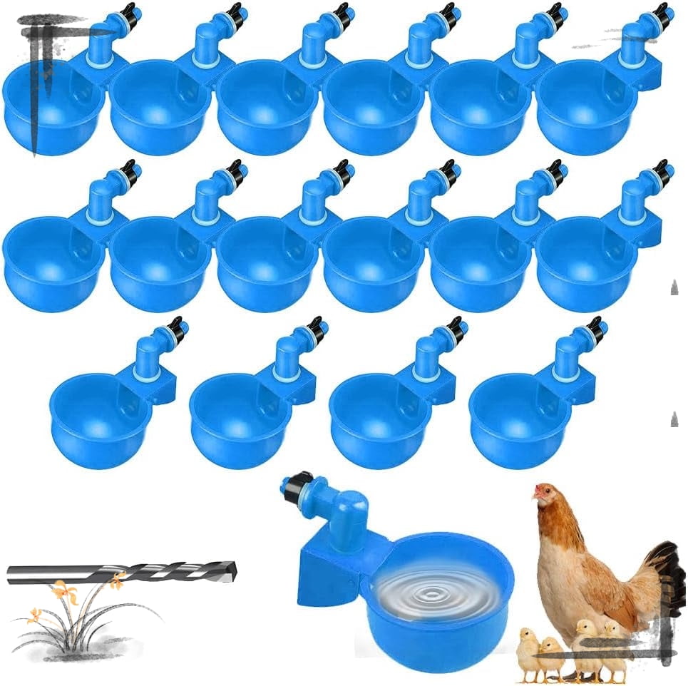 Automatic Chicken Water Cup Bird Coop,2025 New Chicken Waterer Cups ...