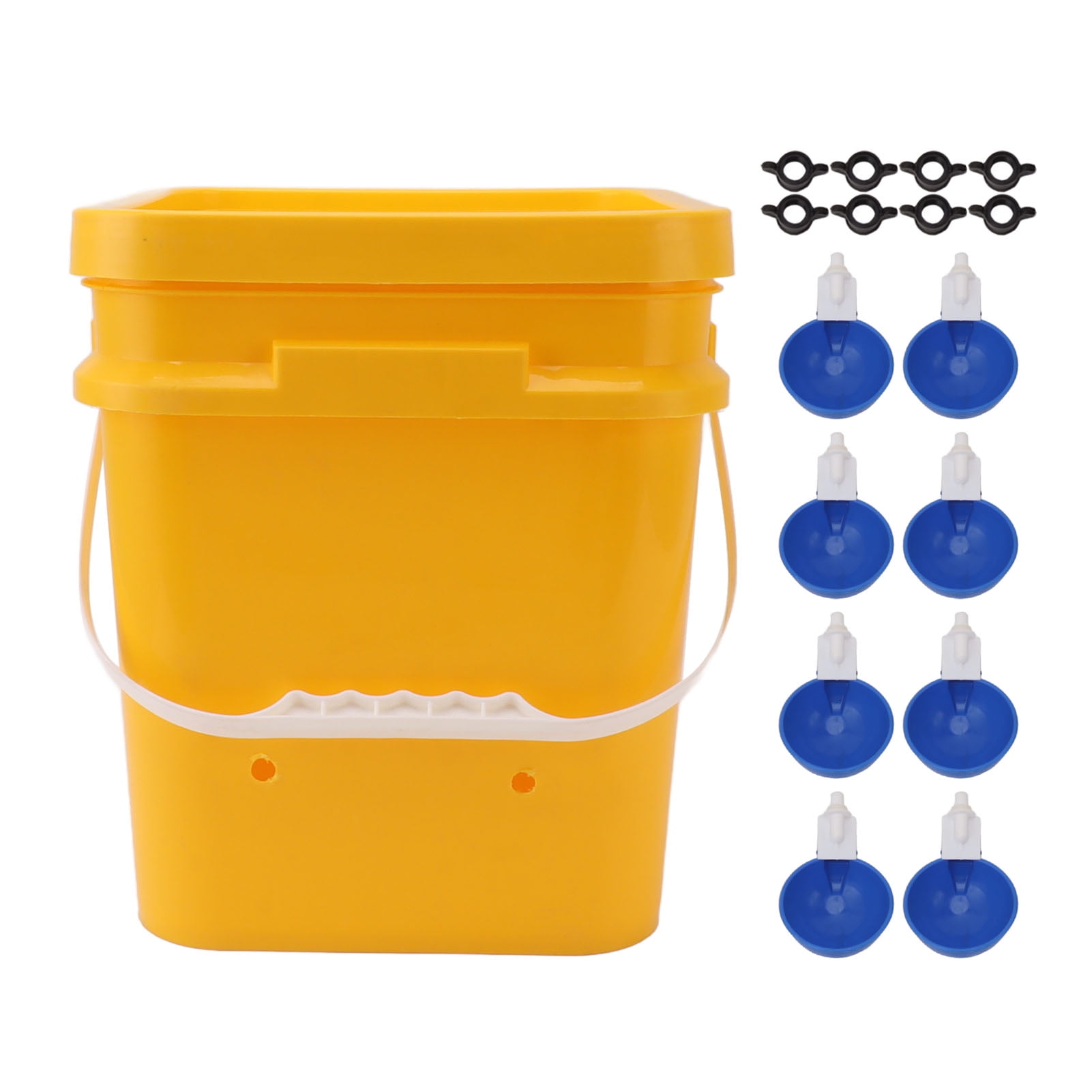 Automatic Chicken Waterer Cup with 12L Handheld Barrel Poultry Drinking ...