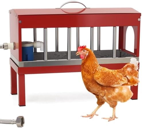 Automatic Chicken Waterer with Float Valve,Stainless Steel Automatic ...