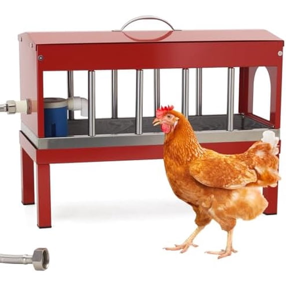 Automatic Chicken Waterer with Float Valve,Stainless Steel Automatic ...