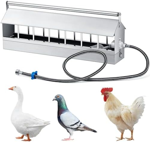 Automatic Chicken Waterer Stainless Steels 14 Windows Chicken Water ...