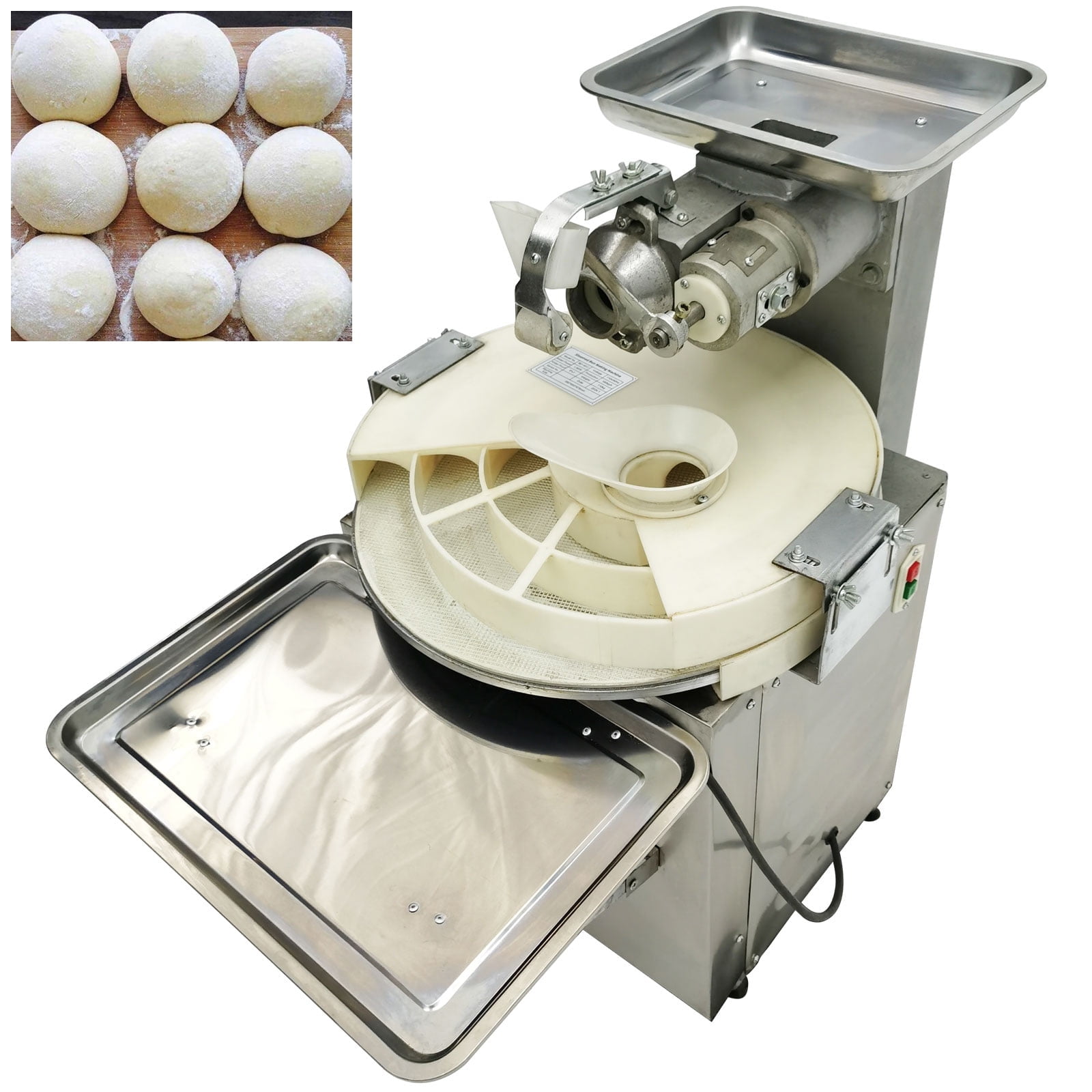 Automatic Circular Steamed Bun Forming Machine Dough Cutter Dough Ball ...