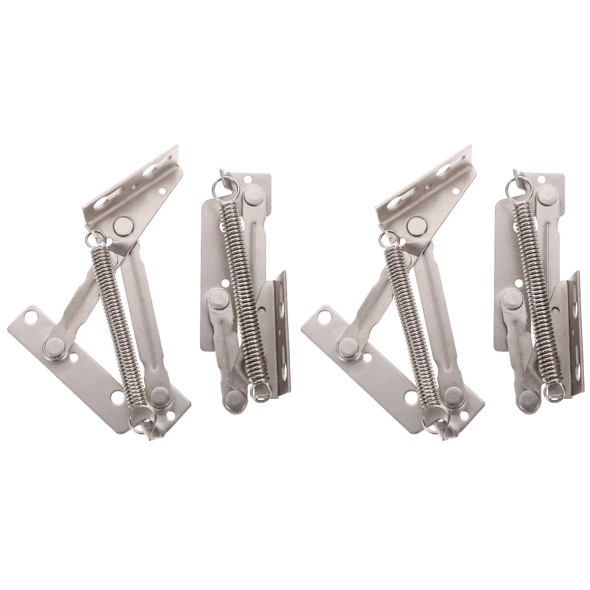 Automatic Closing Hinge 2 Pairs Lift and up Hinges Spring Cabinet Drop ...