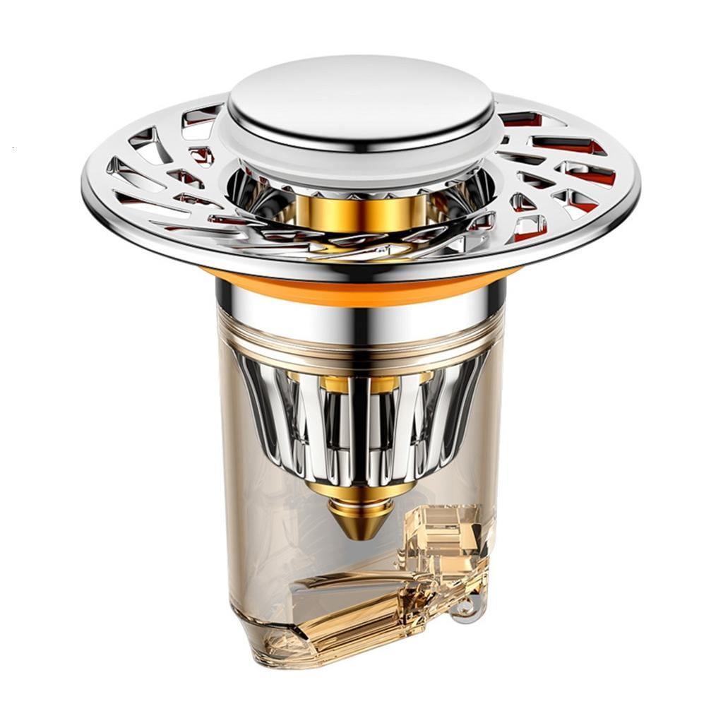 Automatic Closures Sink Plug Thickened Brass Cores Hair Filter Not Odor ...