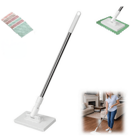 Automatic Cloth Changing Mini Mop, 360Rotating Head, Push-Pull Handle ...