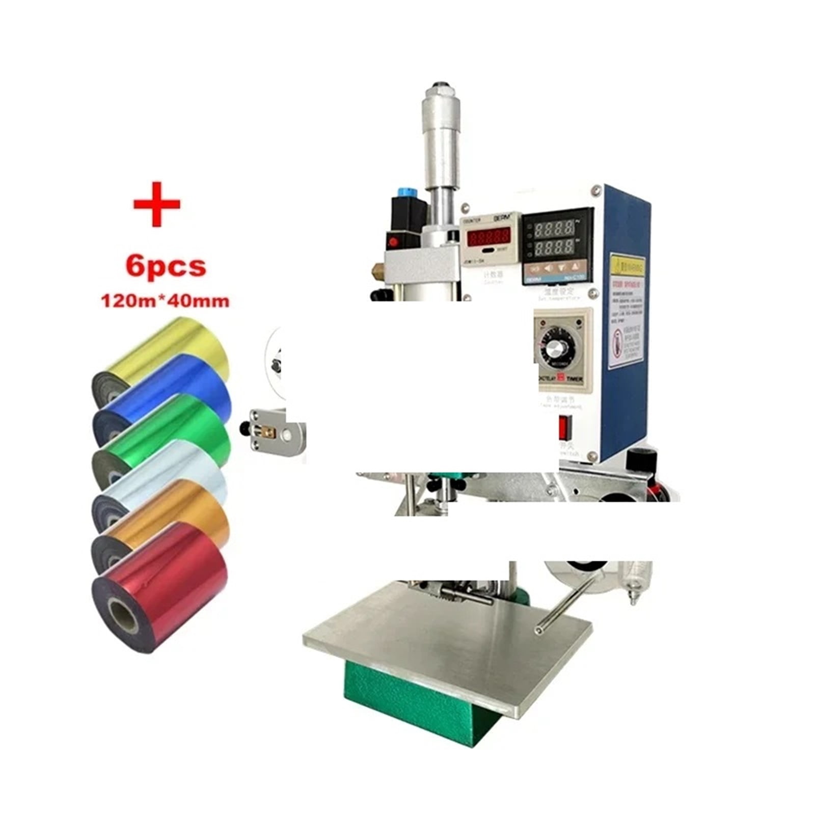 Automatic Coding And Hot Stamping Machine 150W Paper And Wood Stamping ...