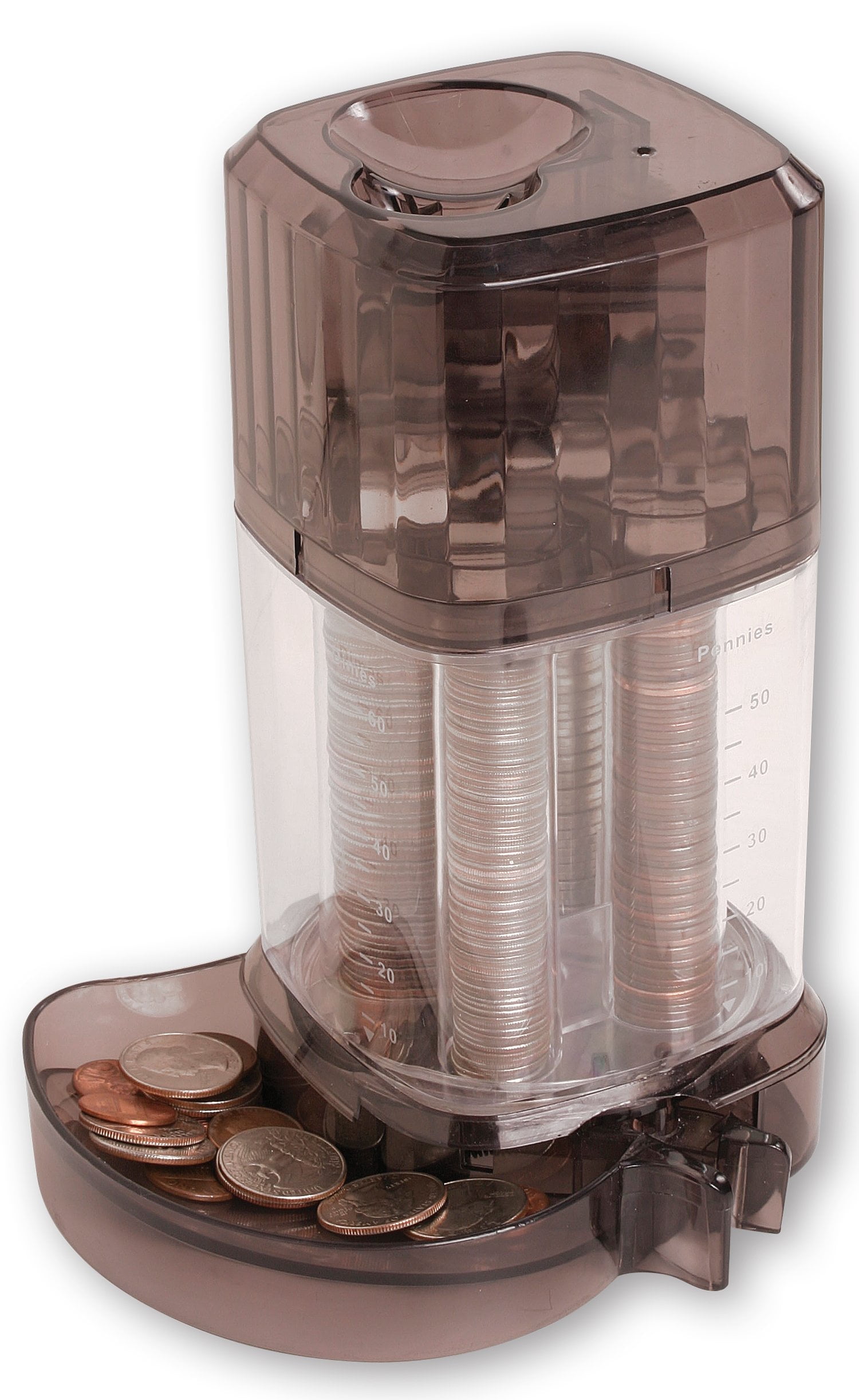 Automatic Coin Sorter Piggy Bank Clear Standing First Piggie Toy Sorts ...