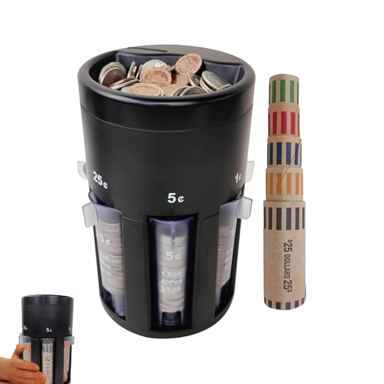 Automatic Coin Sorter & Wrapper Machine Digital Coin Counter ...