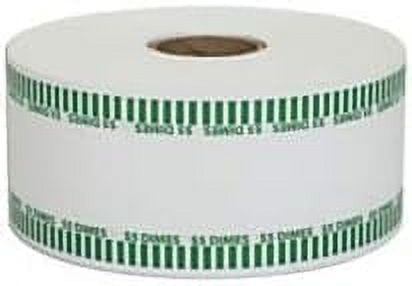 Automatic Coin-Wrapper Roll, Dimes, Green, Roll of 1,900 - Walmart.com