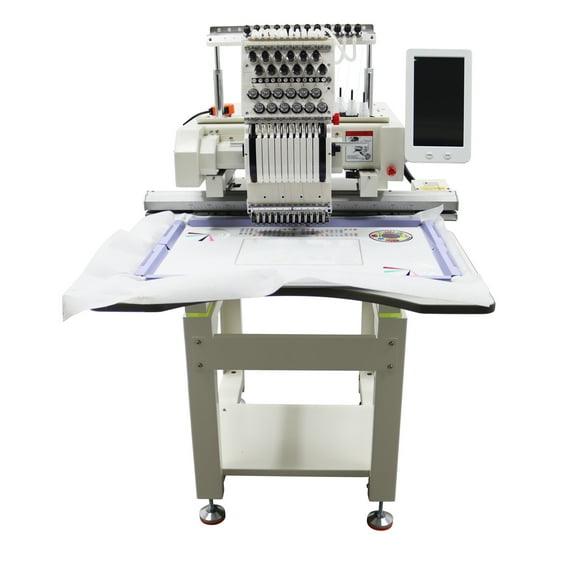 Automatic Computer Embroidery Machine Single Head 12 Needles for Hats ...