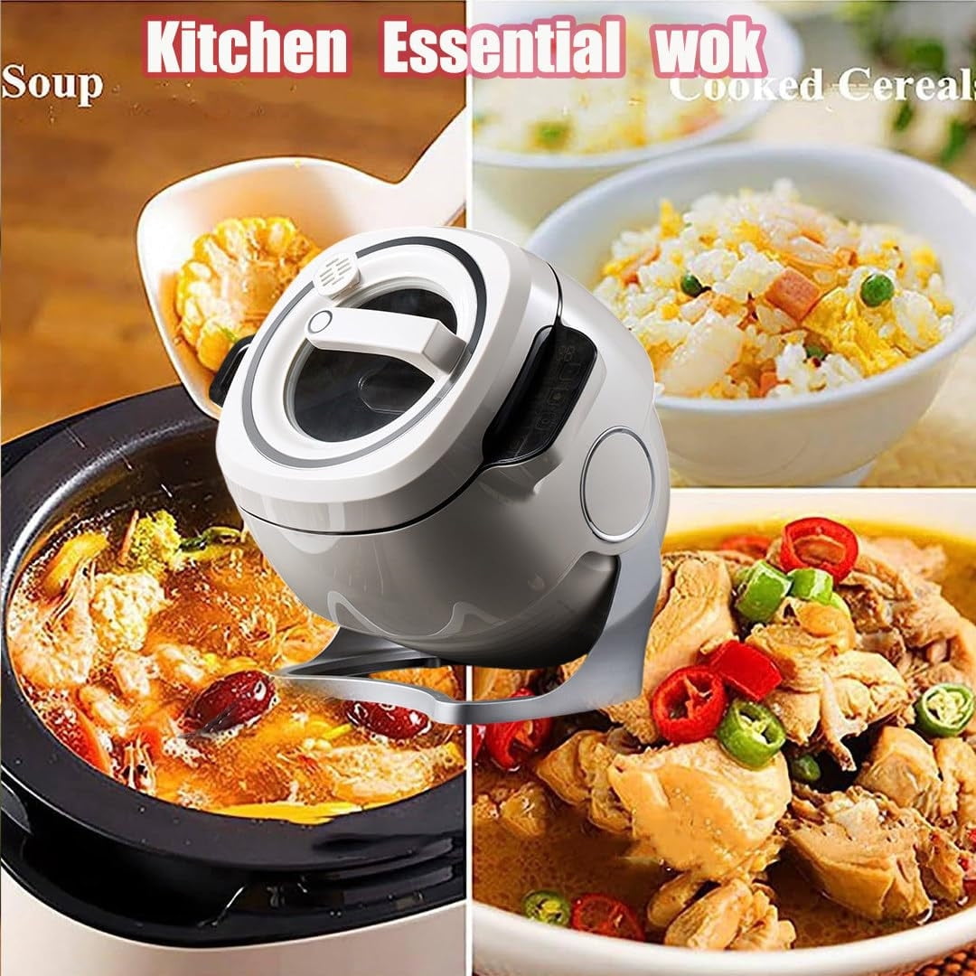 Automatic Cooking Machine Intelligent Rotating Cooking Pot Smart ...