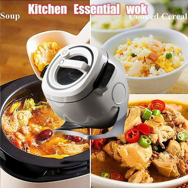 Automatic Cooking Machine Intelligent Rotating Cooking Pot Smart ...