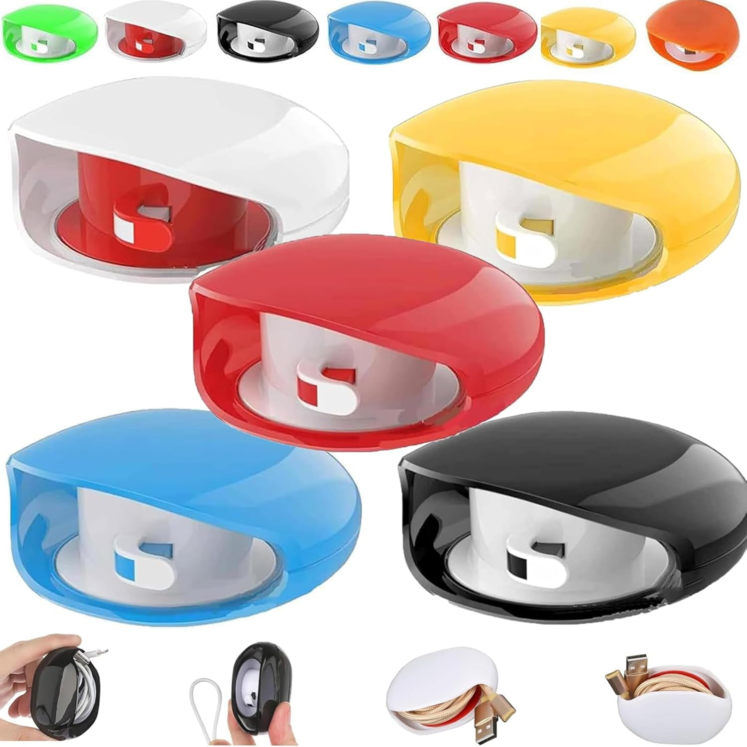 Retractable Usb Cord Winder