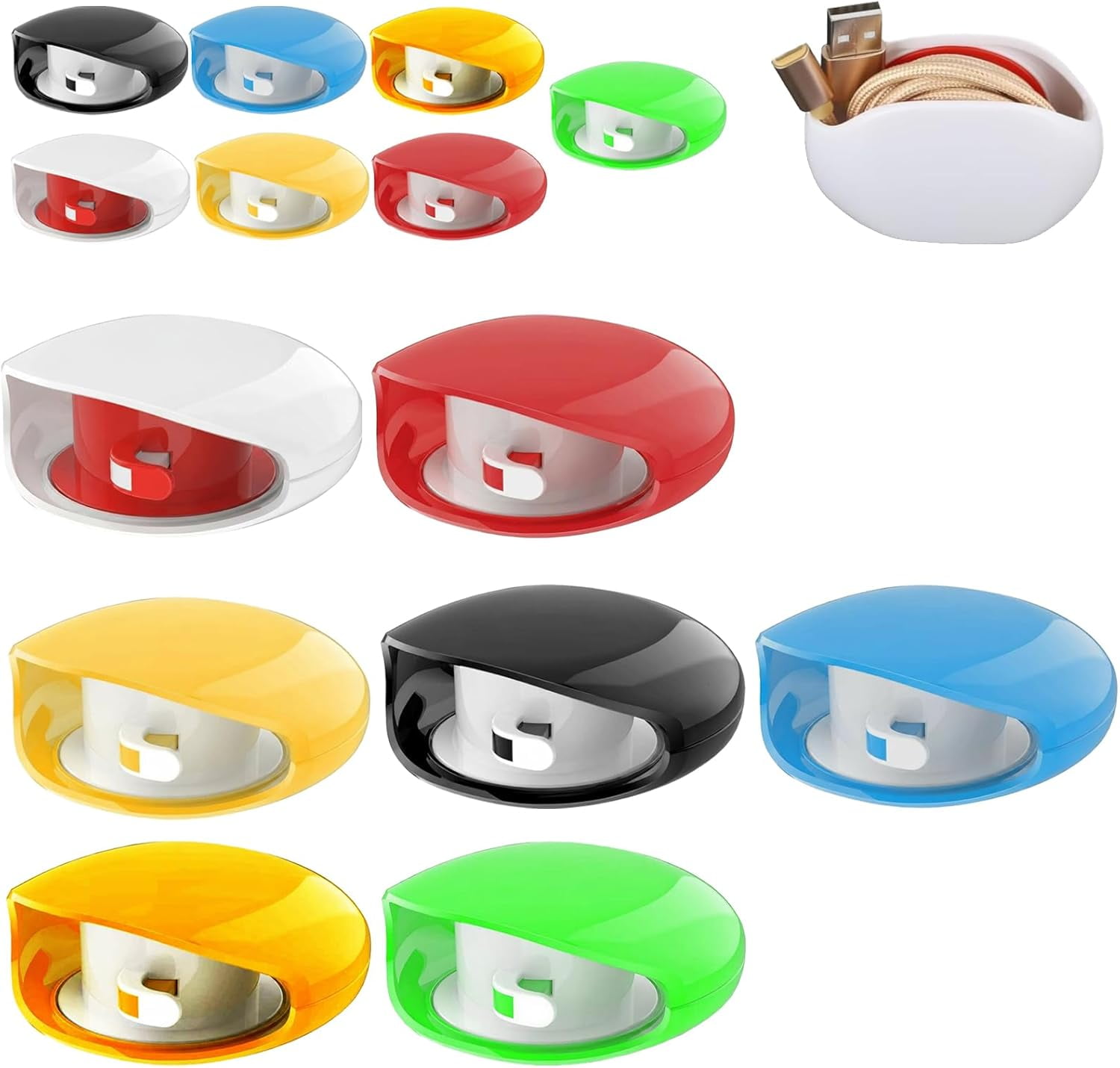 Automatic Cord Reel, Retractable Cord Organizer, No More Tangled Cords ...