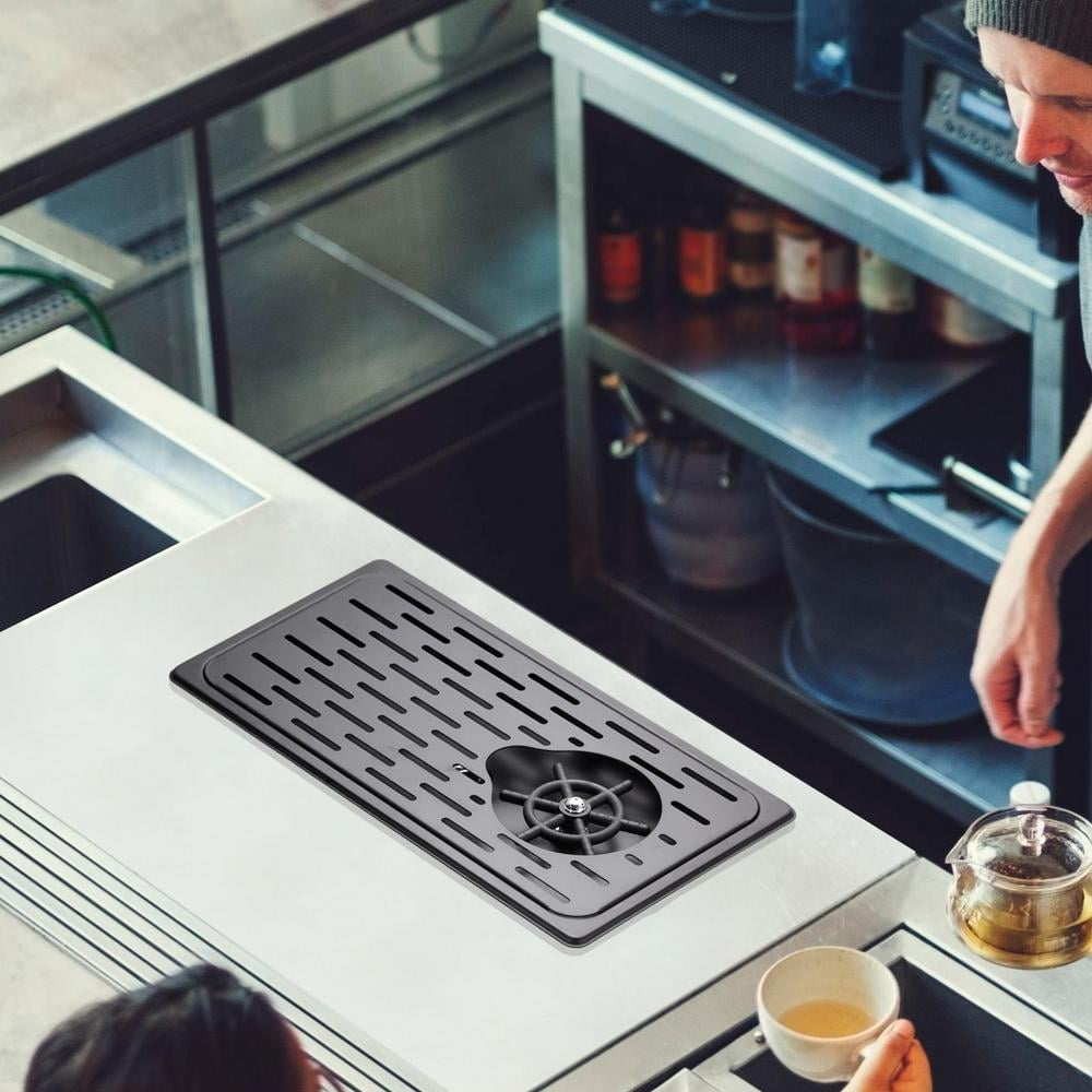 Automatic Countertop Glass & Cup Washer - Stainless Steel Rinser for ...