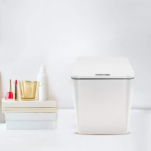 Automatic Countertop Trash Can with Lid, Toucheless Mini Waste Bin for ...